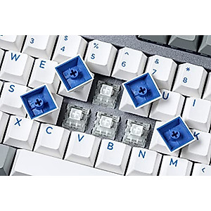 DROP DCX Camillo Keycap Set, Doubleshot ABS, Cherry MX Style Keyboard Compatible with 60%, 65%, 75%, TKL, WKL, Full-Size, 1800 layouts and More, White