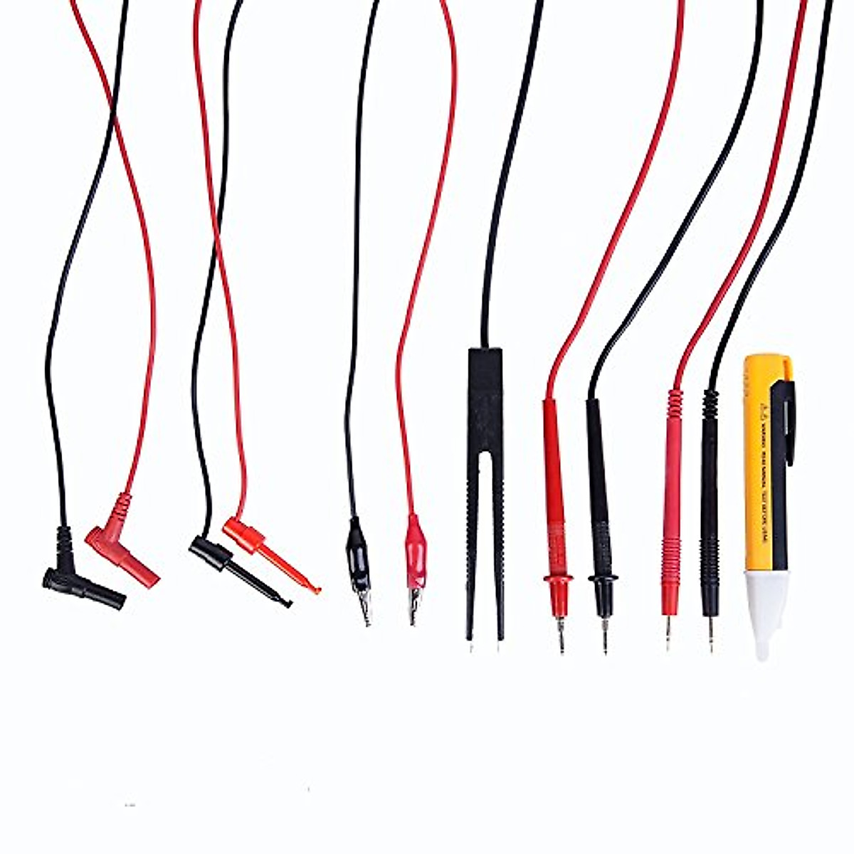 HUAHA Multimeter Electronic Test Lead kit with Voltage Tester Pen (4mm Diameter Banana)