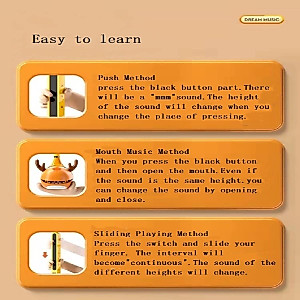 GUCHENSHAN This is a Magical Music Toy, an Electronic Instrument That can Produce Wonderful Sounds and Bring Kid a Different Gaming Experience. It is The Best Gift for Kids(Yellow Elk)