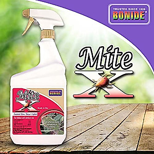 Bonide Mite-X Insecticide and Miticide, 32 oz Ready-to-Use Spray Botanical Extracts Control Mites, Thrips and Aphids in Garden