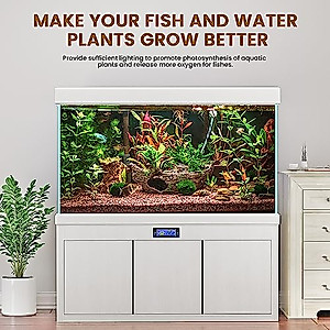 Aluxcia E26 Aquarium Light Bulb Warm White 3000K,2-Pack(Remove/Bypass The Ballast)