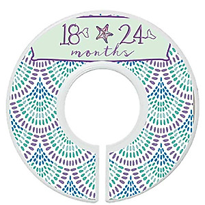 Mumsy Goose Nursery Closet Dividers Closet Organizers Baby Girl Clothes Dividers Mermaid
