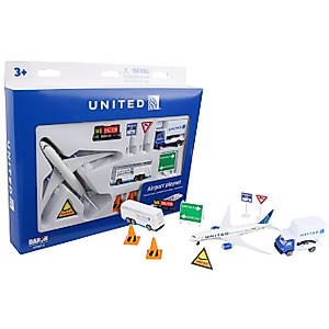 Daron United Airlines Airport Playset
