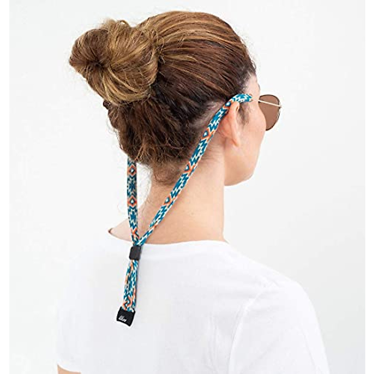 Ukes Premium Sunglass Strap - Durable & Soft Glasses Strap Designed with Cotton Material - Secure fit for Your Glasses and Eyewear. (The Aztecs)