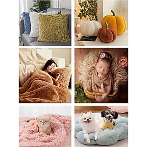 23 Colors Sherpa Fabric 160x50cm Sheepskin Curly Wool Lambswool Fabric Faux Fur Fabric for Thermal Lined Material DIY Coat Sweatershirt,Hat, Doll,Gloves(Color:19 Off White)