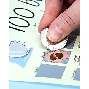 100 Bakes Scratch Off Poster | Baking Bucket List | Recipe Links Included | A3