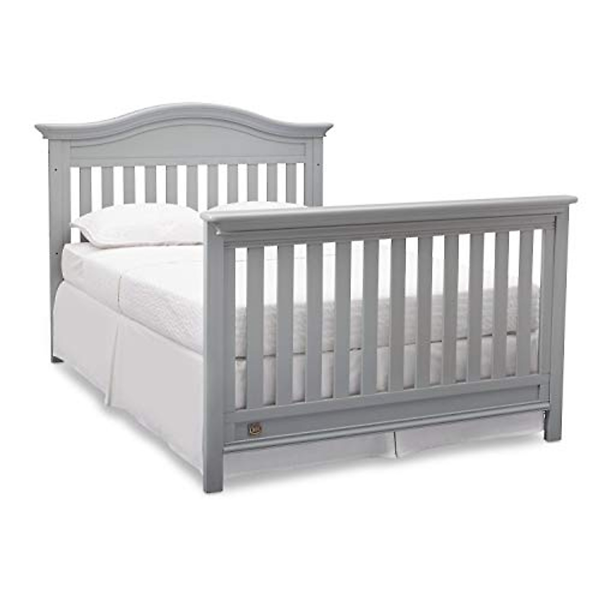 CC KITS Full-Size Conversion Kit Bed Rails for Serta Aberdeen, Adelaide, Ashland, Banbury, Barrett, Bethpage, Fairmont, Fall River, Fernwood & Mid-Century Modern Lifestyle 4-in-1 Cribs (Grey)