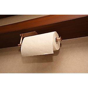Paper Towel Holder for Kitchen - Drilling Free Wall Mount Paper Towel Holder, Aluminium Paper Towel Rack with Adhesive and Screws, Adhesive Paper Towel Holder Under Cabinet.