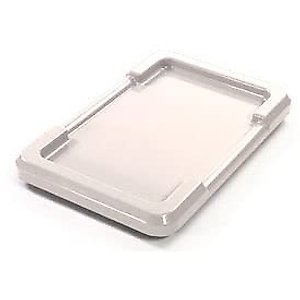 Quantum Storage Systems White Lid for Cross Stack and Nest Tote TUB2516-8, 25-1/8"L x 16" W - Lot of 6