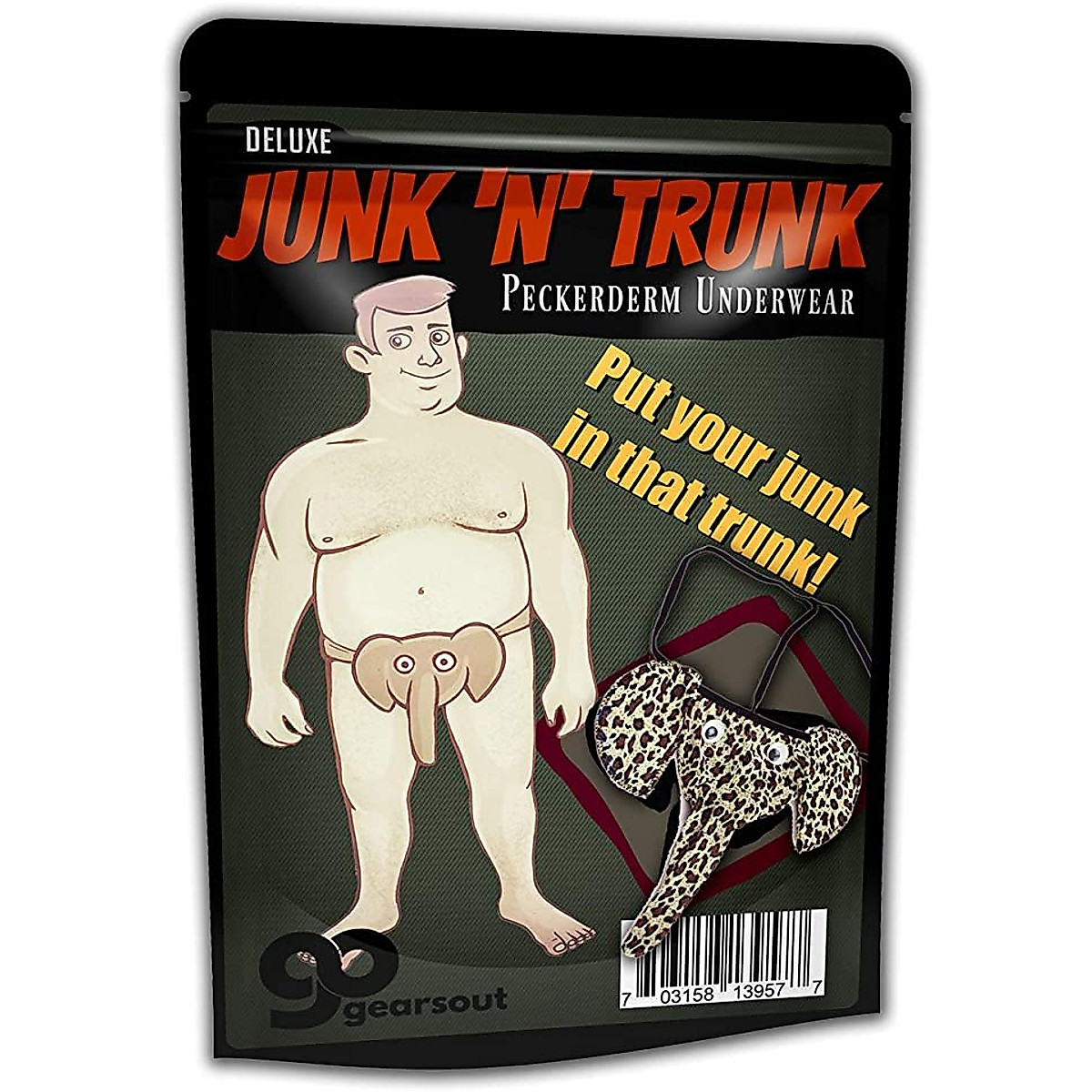 Deluxe Junk in Trunk Elephant - Gag Gifts for Men Funny Naughty Mens Gifts for Christmas Wife Gifts for Husbands Stocking Stuffers