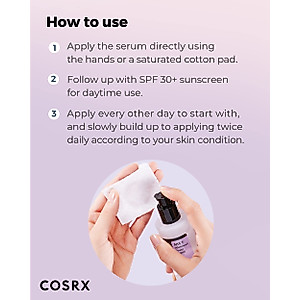 COSRX 7% Glycolic Acid Whitehead Removing Power Liquid, 3.38 fl.oz, AHA Exfoliant, Exfoliating Toner for Face & Body, Pore Minimizer, Korean Skin Care
