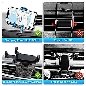 Sunsdrew Custom Fit for Car Phone Holder 2014-2020 Nissan Rogue (Not for Rogue Select) 17-23 Rogue Sport 2015-2023 Nissan Murano Phone Mount for iPhone and Other Cellphones