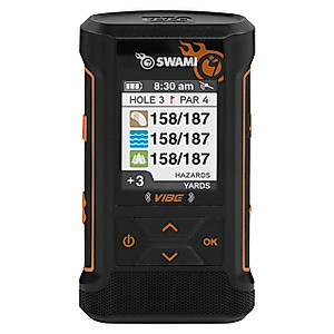 Swami Vibe Golf GPS - Golf GPS Bluetooth Speaker Combo,Lime