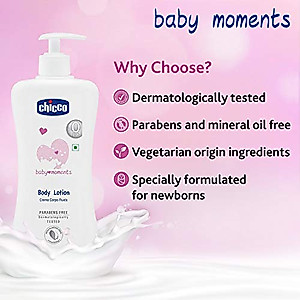 Chicco Baby Moment Body Lotion Size 500 Ml.
