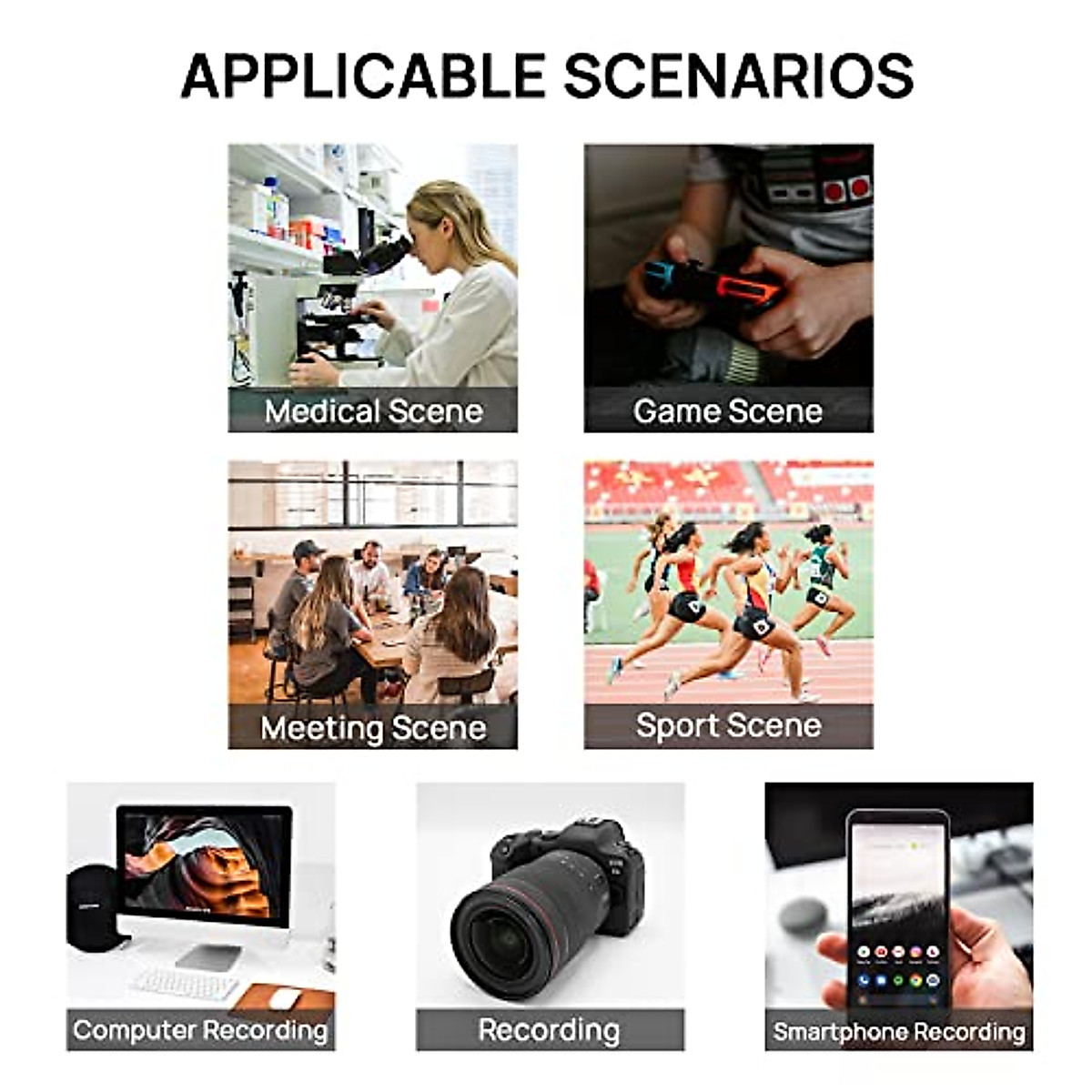 SUIKUI RH35 Unlimited Recording Camera Monitor 1080P 30FPS Capture and Photographic Stream Video Screens from HDMI