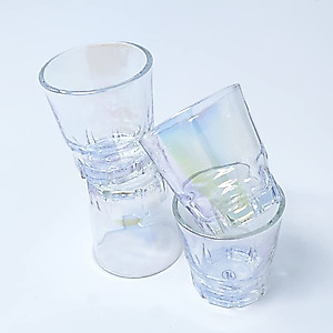 ASK J Korean Aurora Soju Shot Glasses Set, 55ml 4pcs