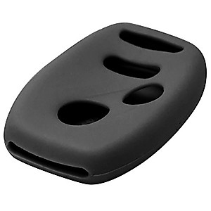 Keyless2Go Replacement for New Silicone Cover Protective Case for Remote Keys KR55WK49308 MLBHLIK-1T OUCG8D-380H-A - Black