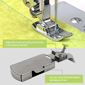 Magnetic Seam Guide for Sewing Machine, Multifucntional Rule Seam Guide, Hemmer Guide, Hem Guide Sewing Tools for Industrial Lockstich or Walking Foot Sewing Machine (1PCS)