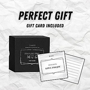 Onebttl Dad Gifts Dad Joke Coffee Mug Stainless Steel, Dad A Base, Father Presents from Daughter Son for Father's Day Birthday Christmas, Travel Mug with Lid, 12oz/350ml - Dad Jokes