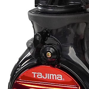 Tajima Chalk Line - Chalk-Rite Jam Free Special Edition Chalk Line with Extra Bold 1mm Snap Line & Five Gear Quick Retrieval - CR301JF-CP