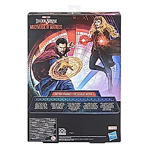 Marvel Avengers Titan Hero Series Doctor Strange in The Multiverse of Madness Toys, Doctor Strange The Scarlet Witch 12-Inch-Scale 2-Pack