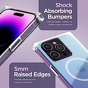 Case-Mate BLOX iPhone 14 Pro Max Case - Rainbow Frosting [10ft Drop Protection] [Compatible with MagSafe] Magnetic Cover with Edges for iPhone 14 Pro Max 6.7", Anti-Scratch, Shockproof