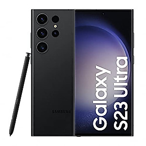 Samsung Galaxy S23 Ultra 5G SM-S918B/DS 512GB 12GB RAM, 200 MP Camera, Factory Unlocked International Model (Phantom Black)