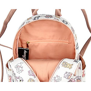 Disney Cats Saffiano Faux Leather Tote Bag Mini Backpack