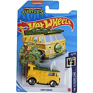 Hot Wheels Party Wagon, [Yellow] 39/250 Screen Time 4/10 5 Spoke