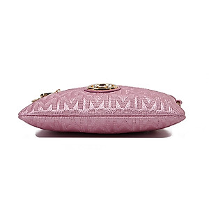 MKF 2 in 1 Crossbody Bags for Women, Wristlet Purse - Ladys Small PU Leather Messenger Handbag - Adjustable Strap Tan