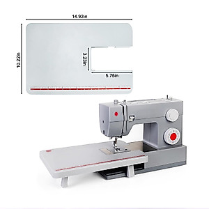 VANELY Sewing Machines Extension Table For Singer 4411, 4423, 4432,4452,5511,5523 Heavy Duty Sewing Machines (Gray)