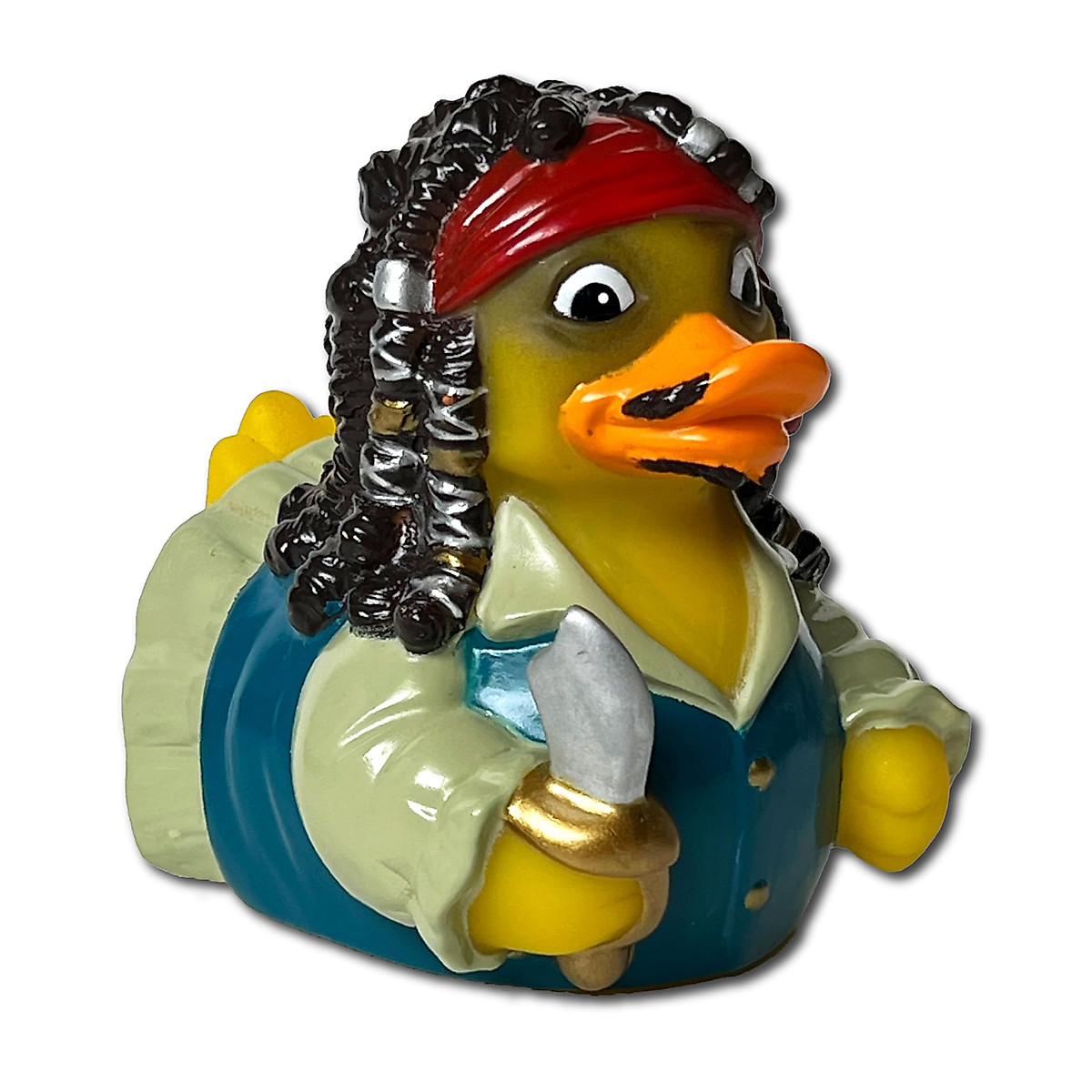 CelebriDucks - Captain Quack Mallard - Floating Rubber Ducks - Collectible Bath Toys Gift for Kids & Adults of All Ages