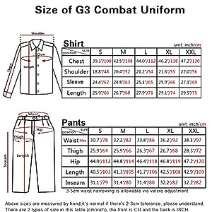 Airsoft Military BDU Tactical Suit Combat Gen3 Uniform Shirt Pants Wolf Gray (XL)