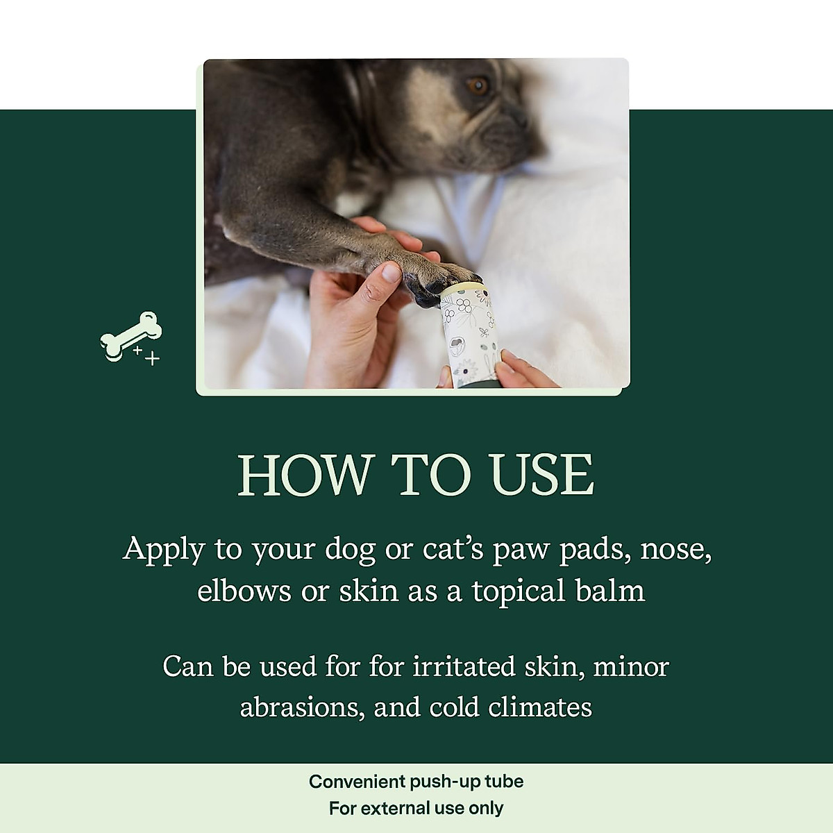 Fera Pet Organics Paw Biome Pet Balm for Dogs & Cats – Vet Created Relief & Nourishment for Nose, Paws, Elbows & Skin – with Organic Beeswax, Neem Oil, Lavender, Calendula & Lactobacillus Sakei – 2oz