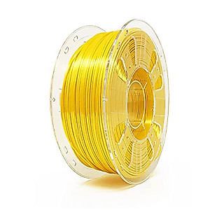 Gizmo Dorks Silk PLA 3D Printer Filament 3mm (2.85mm) 1kg, High Gloss Yellow Gold