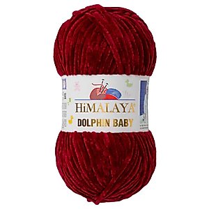 2 Pack/Skeins Himalaya Dolphin Baby, Each Skein 100 Gr/3,5 oz, 120 mt/ 132 yd, Super Bulky Yarn, Blanket Yarn, Velvet Yarn, Knitting Yarn, Amigurumi Yarn, Baby Yarn 80322