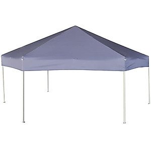 Canopy Tent ,Wedding Party Tent, Outdoor Gazebo,Easy Canopy ,for Outdoor Party Events,Hexagonal Pop-Up Marquee with 6 Sidewalls Dark Blue 11.8'x10.2'