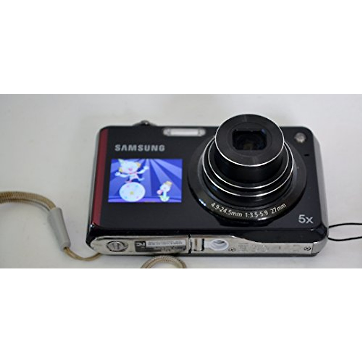 Samsung TL210 DualView 12.4 MP Digital Camera with 5X Optical Zoom (Red)