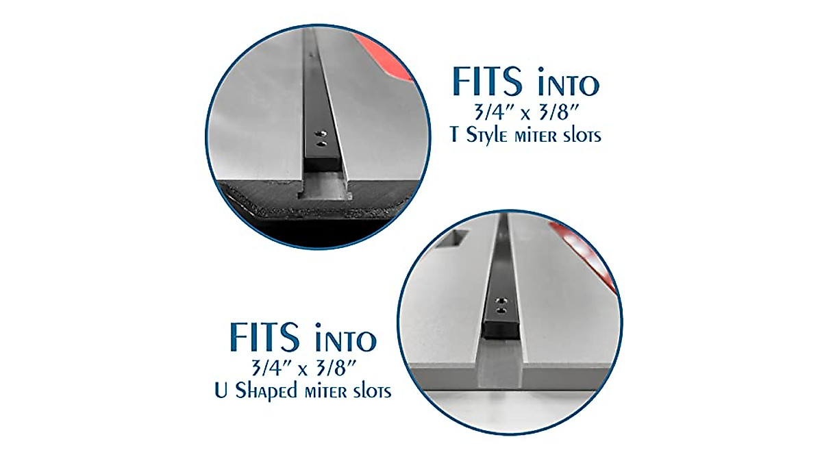 18" Precision Steel Miter Bar for Sleds and Jigs