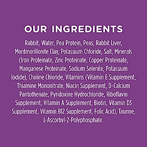 Instinct Limited Ingredient Diet Grain Free Real Rabbit Recipe Natural Wet Canned Cat Food, 3 oz. Cans (Case of 24)