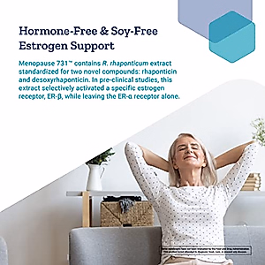 Life Extension Menopause 731 - Natural Supplement for Women Health - Menopause Relief Support Including Hot Flashes, Night Sweats & Mood Swings - Gluten Free, Non-GMO, Vegetarian - 30 Tablet