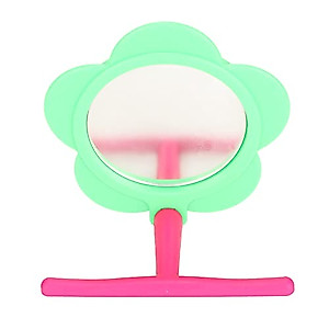 Bird Mirror Perch Cockatiel Bird Mirror Perch Plants Parakeet Toys Form Decorative Plastic Parakeets Mirror Stand Toy for Budgie Lovebird Cockatiel Bird cage Accessories Mirror