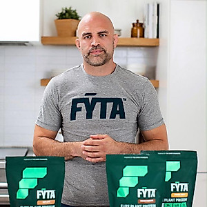 FYTA Elite Vegan Protein Powder - 1st Plant Based Protein with Better Taste & Texture Than Whey Protein, Dairy Free, Sustainable, Non-GMO Protein for Women and Men (Creamy Chocolate) - 30g