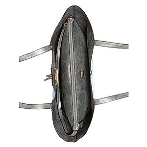 GUESS Bobbi Inside Out Tote Denim Logo/Pewter One Size