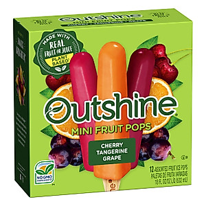 Outshine Fruit Bars Cherry, Tangerine & Grape, 18 Fl Oz