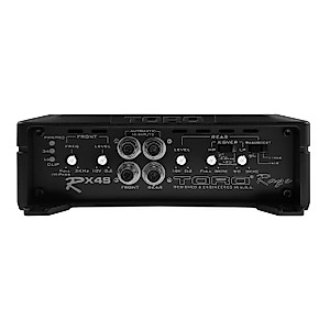 TORO TECH – RX4S, 80 Watts x 4 RMS @ 4 Ohm / 4 Channel Car Amplifier, Sound Quality Class A/B Design, Built-in Auto Sensing Turn-On, Full Range Speaker or Subwoofer Amplifier