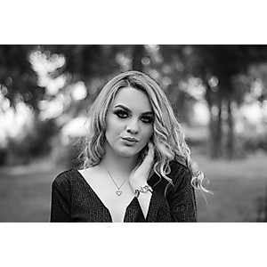 La Joya Small 1/8 CT. TW. Lab Made Sterling Silver Diamond Heart Pendant | Dainty Women's Diamond Necklace | Ideal Gift for Wife or Friend