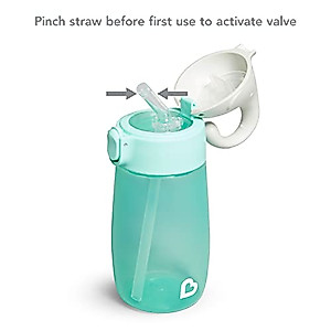 Munchkin® Flip n Lock™ Elephant Toddler Straw Cup, 12 Ounce, Mint