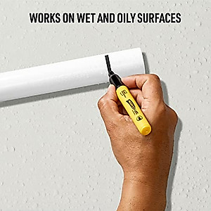 AVERY Marks A Lot UltraDuty Permanent Markers, Chisel Tip, Water Resistant, 2 Black Industrial Markers (29846)