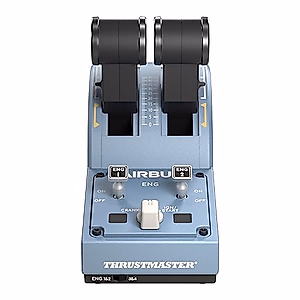 Thrustmaster TCA Officer Pack Airbus Edition: Ergonomic replicas of The World-Famous Airbus sidestick and Throttle Quadrant - Compatible with PC